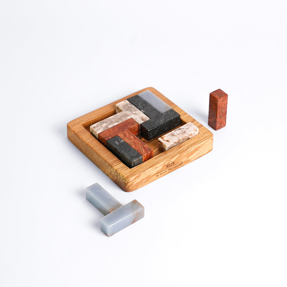 Tetris 3D gemstone puzzle – multi stone – DAR Proyectos